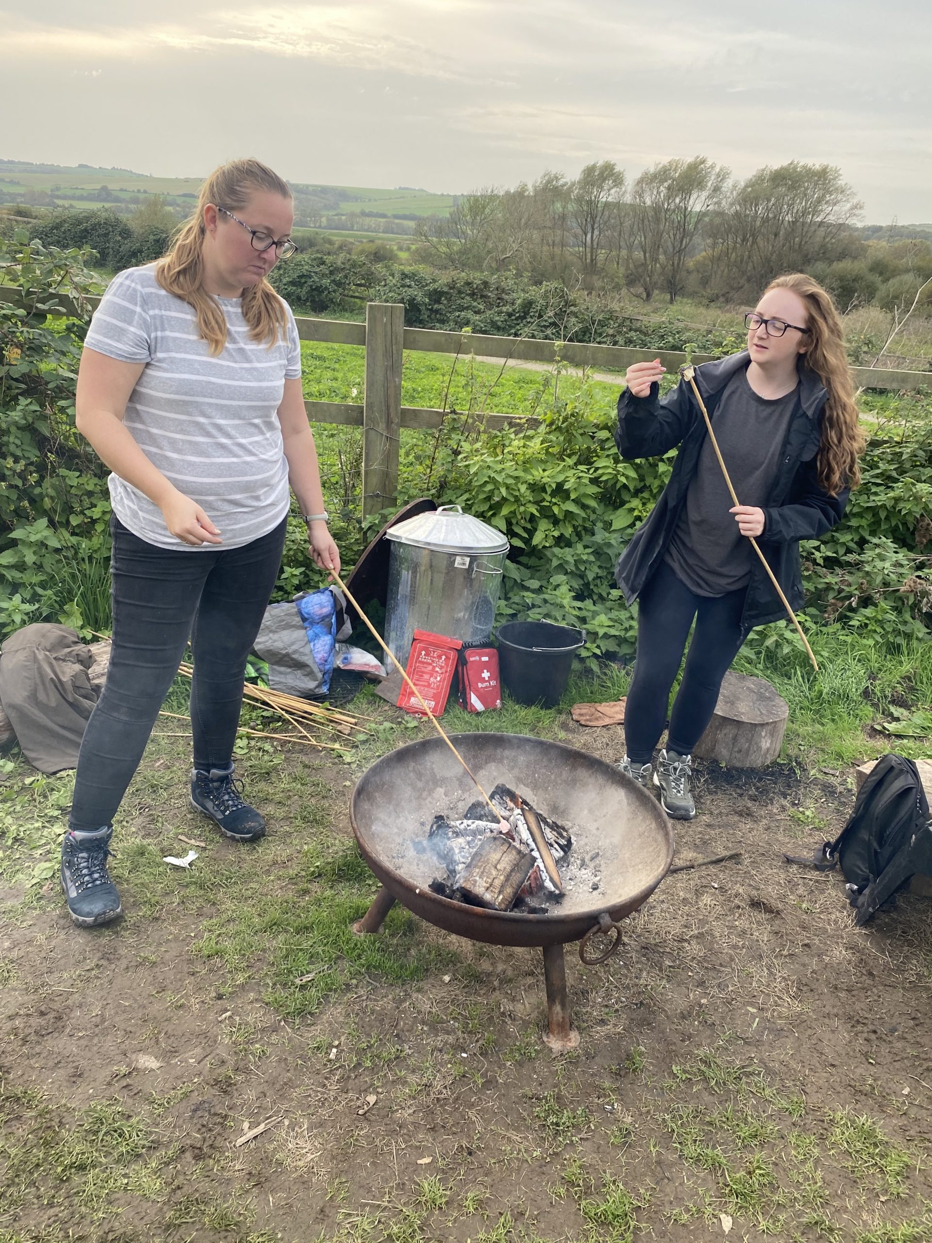 How to start a fire with sticks – outdooradventuregirls.com